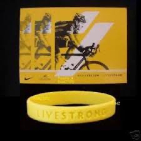 Nike | Accessories | Nike Livestrong Baller Id Band Wristband Bracelet ...